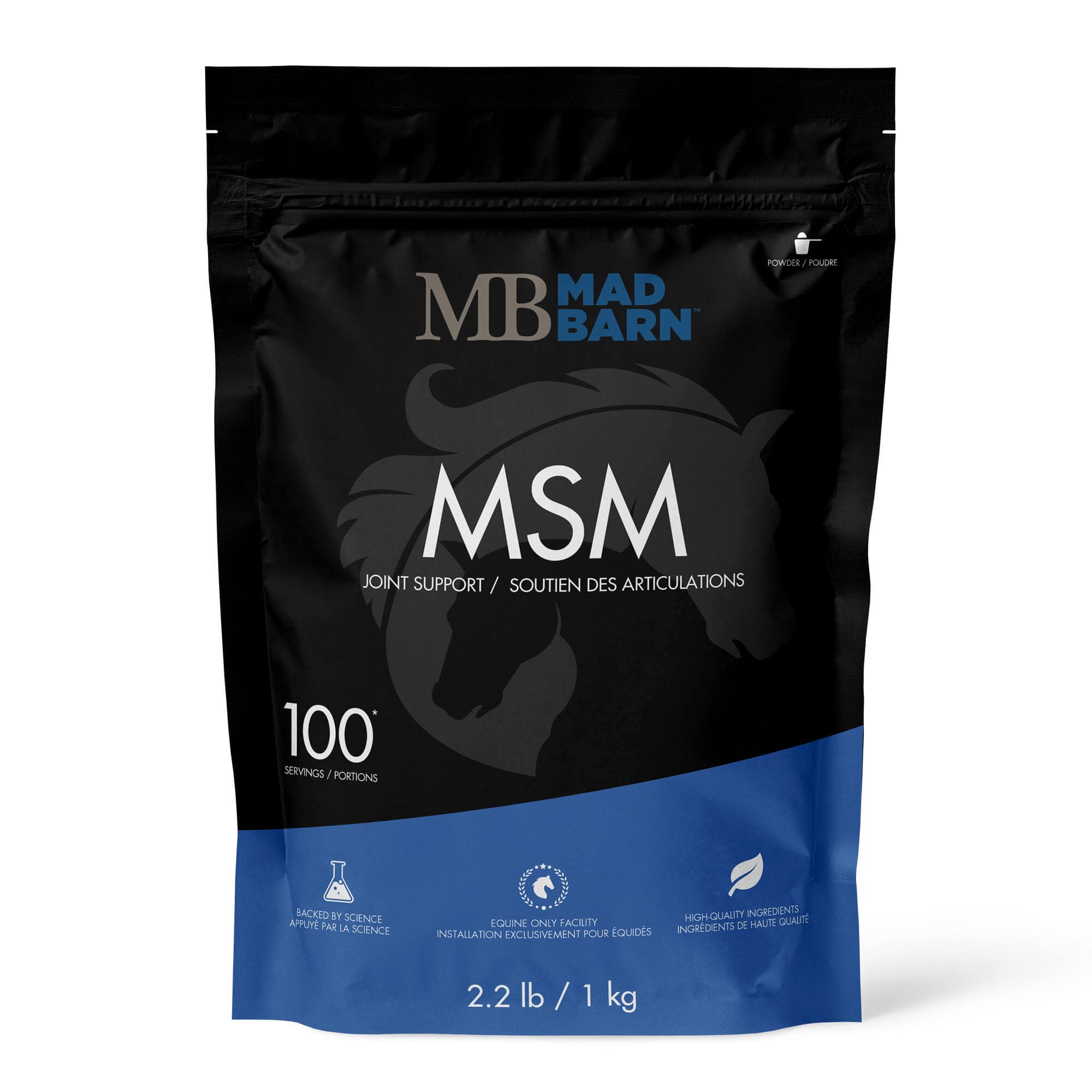 MSM Supplement for Horses - Buy Online | Mad Barn Canada